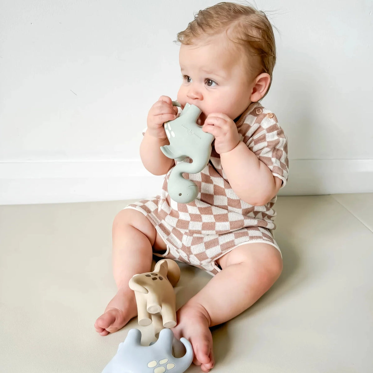 Diplo The Dino Dragon Teether Toy by Winnie Parkes – Spotty Dot