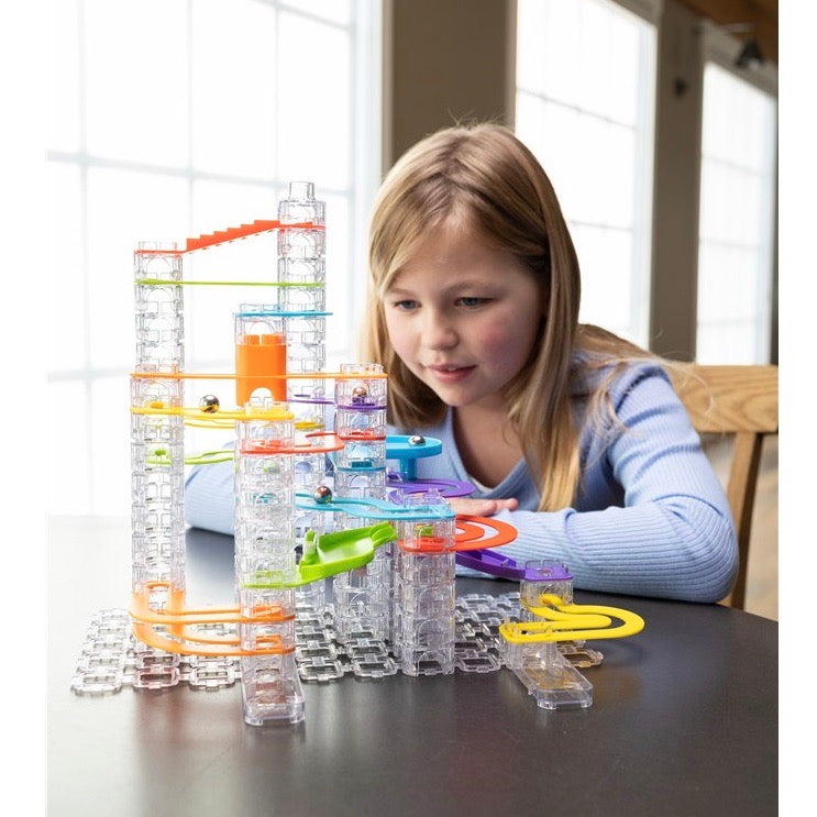 Trestle Tracks 124 Piece Deluxe Set by Fat Brain | Spotty Dot Toys AU