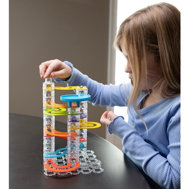 Trestle Tracks 73 Piece Builder Set by Fat Brain | Spotty Dot Toys AU